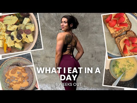 What I Eat in a Day as a Vegan Bodybuilder | 8 Weeks Out