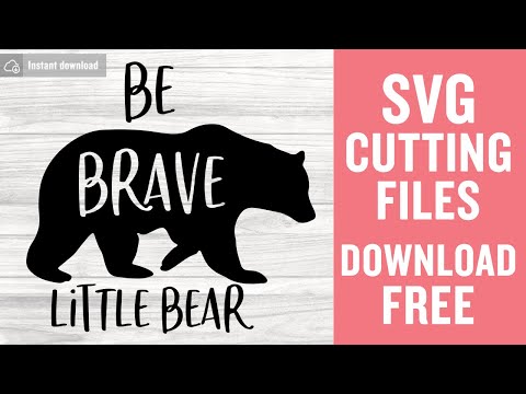Little Bear Svg Free Cut File for Cricut