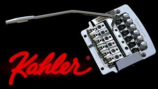 Kahler 2300 Series Professional Tremolo Guitar Bridge System (Flat ...