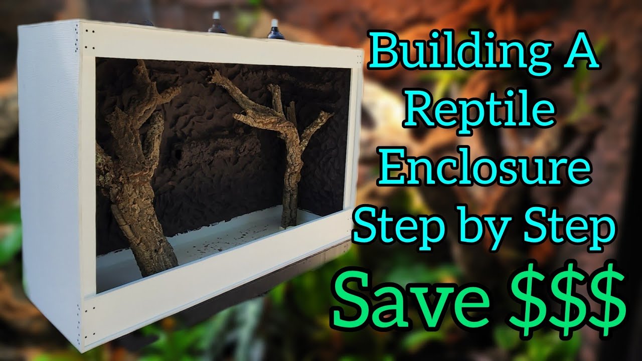 How To Build A Reptile Enclosure PVC or Wood DIY Cage #reptiles #enclosure