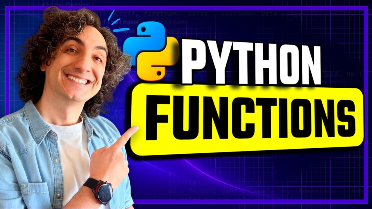Python Functions Full Guide (2 Hours) - Explained Visually