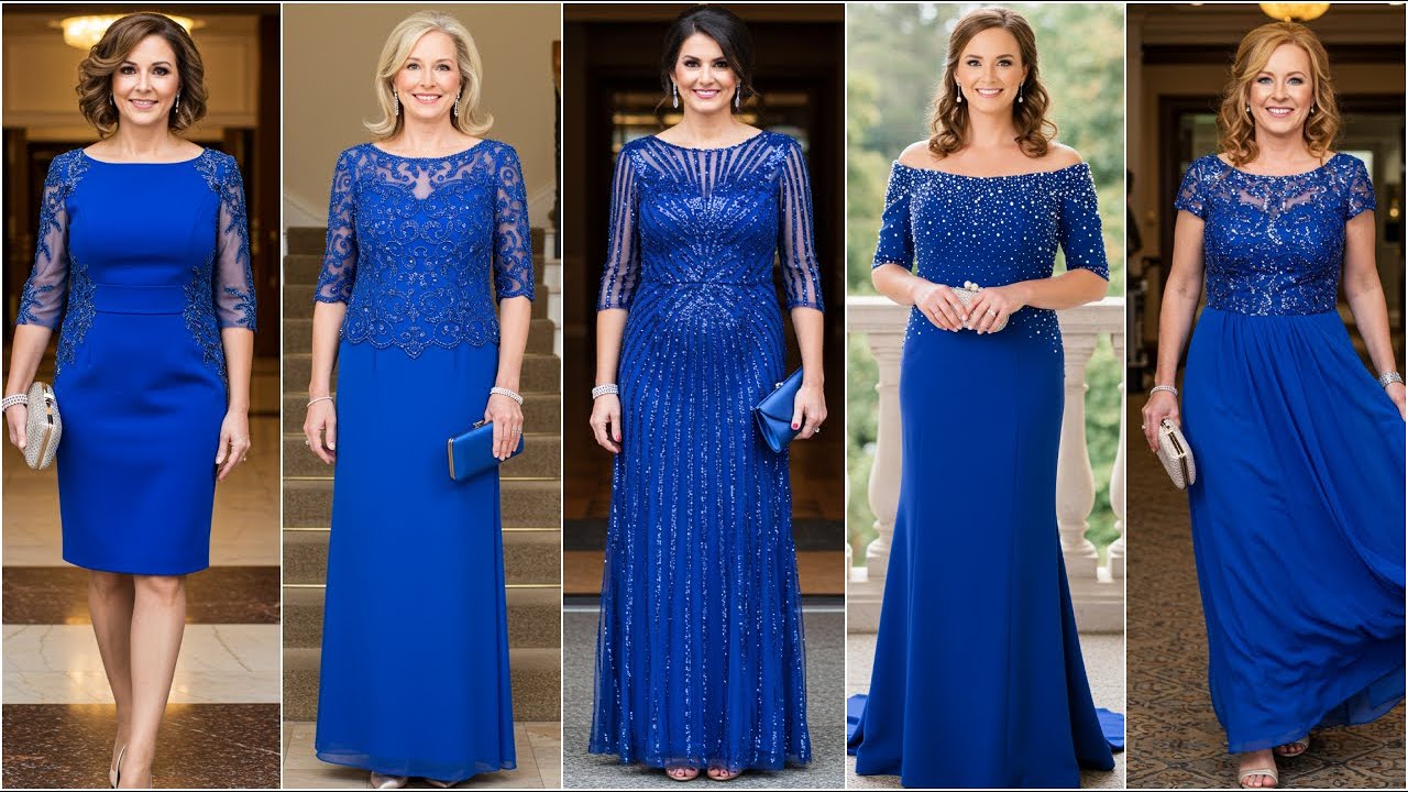 MOTHER of the Bride Says YES to These ROYAL BLUE DRESSES!