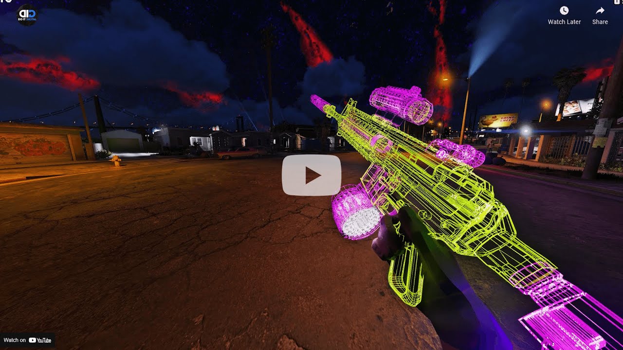 FiveM 1of1 Gun Custom WEAPON M4A1 WIRE | Rare FiveM Weapon Mod | Custom Gun | 2025