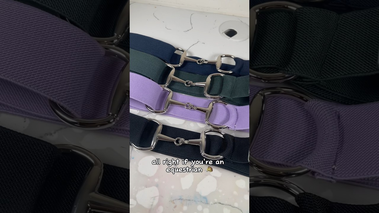 Only $4!!! Search up “elastic snaffle belt” on temu! #horse #horsegirl #equestrian #unboxing