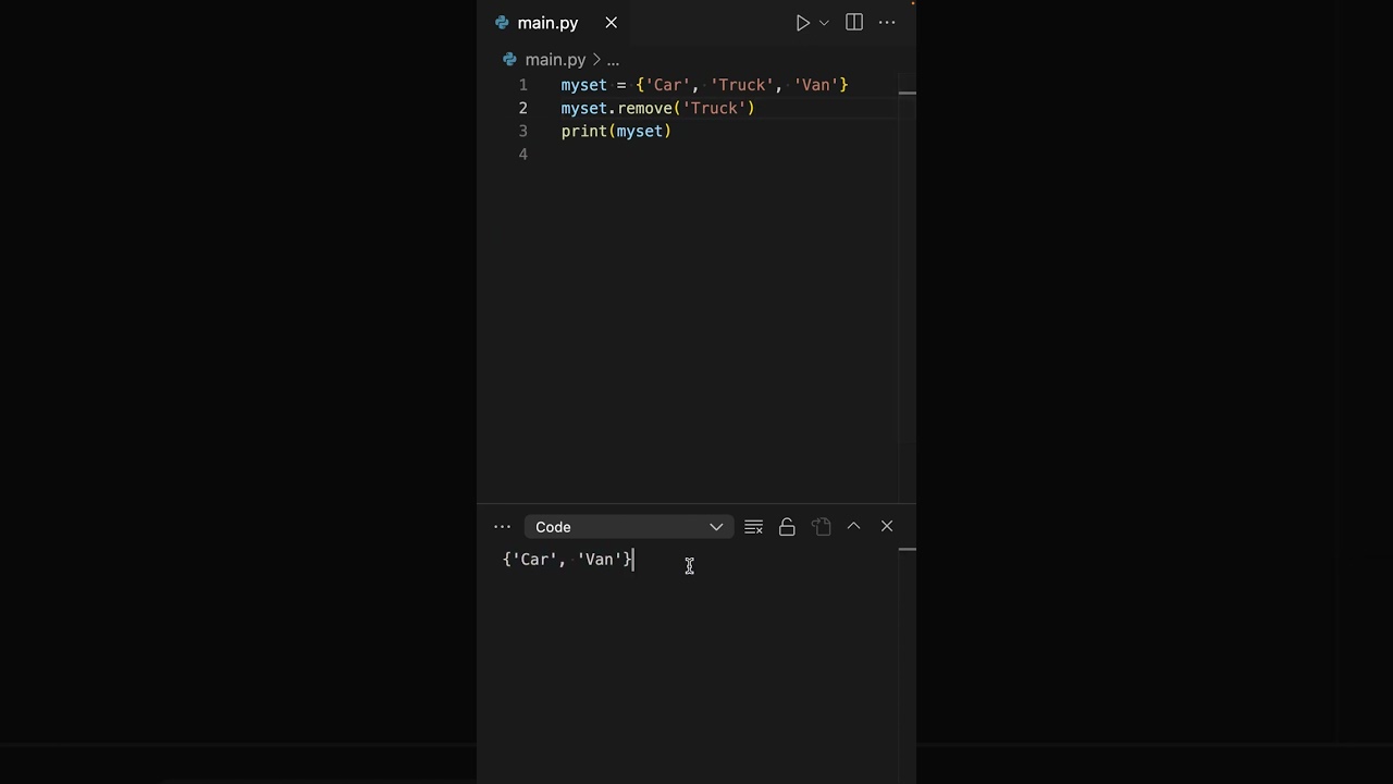 Python Sets: Remove vs Discard!