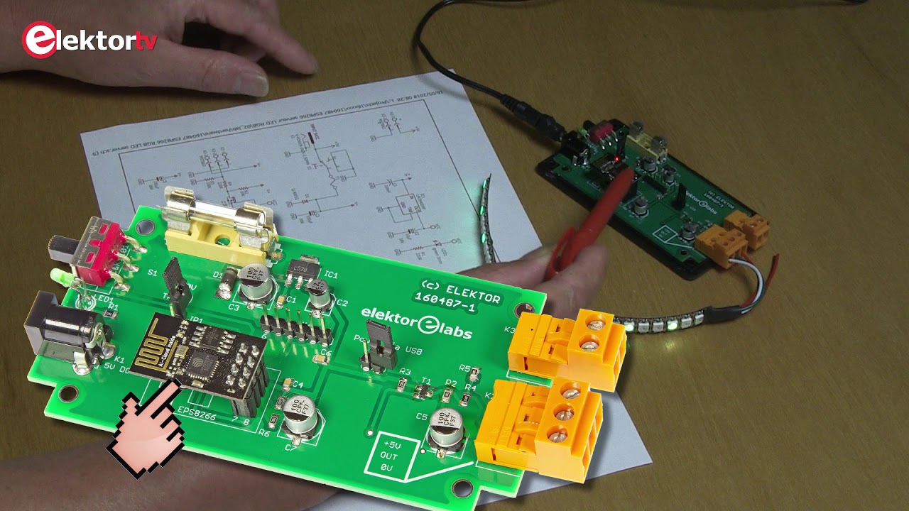 ESP8266 web server for Neopixel LED strips