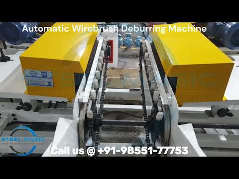 Deburring Machine - Burrmaster RB-70 Both End Roller Brush Deburring ...