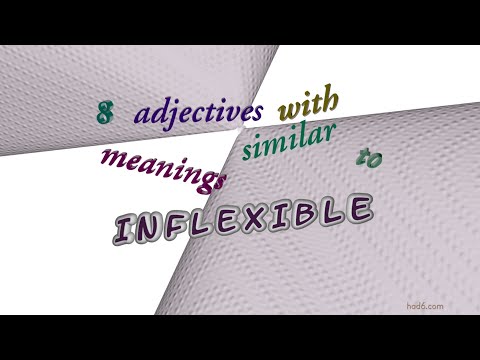 inflexible - 12 adjectives synonym of inflexible (sentence examples)