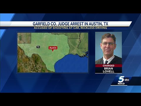 Enid, Oklahoma judge Brian Lovell arrested in Austin, Texas, released ...