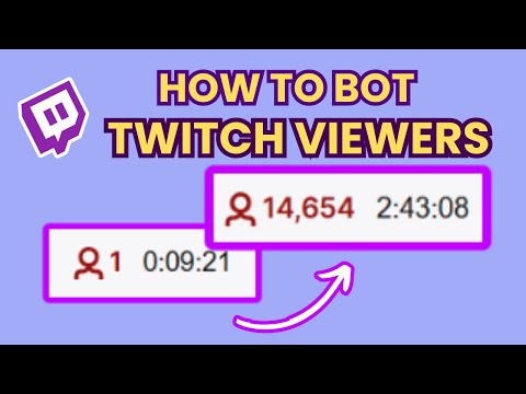 HOW TO BOT TWITCH VIEWERS 2025 | TWITCH VIEW BOT