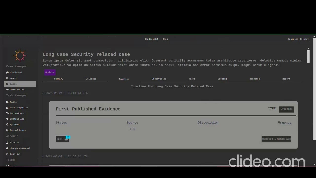case tab ~ project showcase