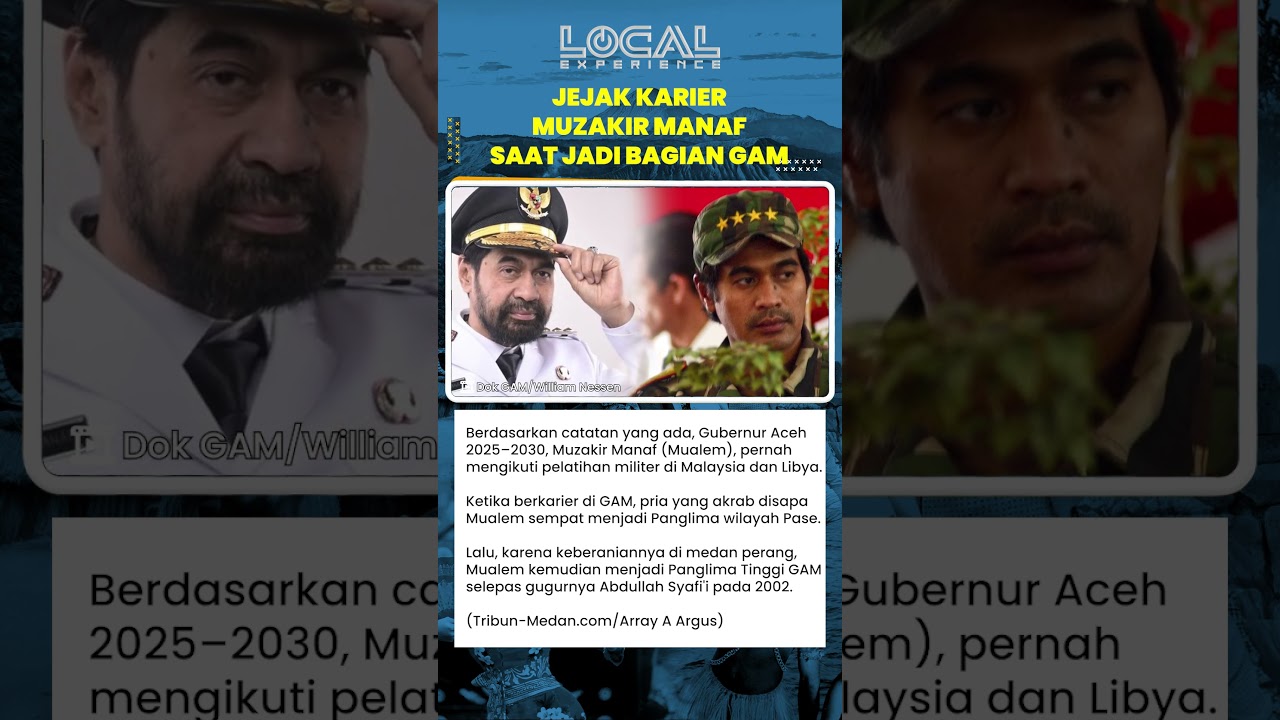 Jejak Karier Muzakir Manaf (Mualem) di Gerakan Aceh Merdeka (GAM ...