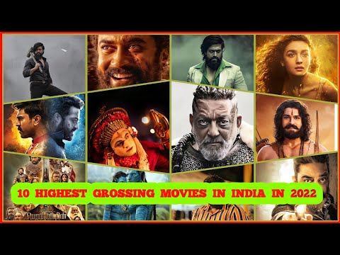 10 highest grossing movies in India in 2022 / Vikram / kgf 2 / Ps2 / RRR - (Video-37)