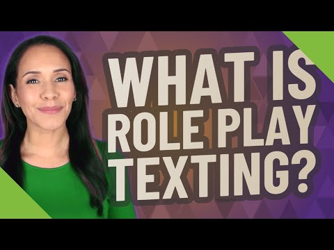 What is role play Texting?