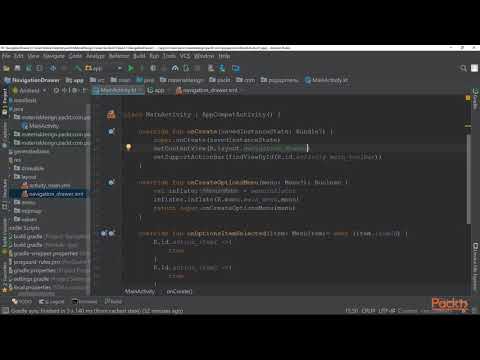 Learn Hands On Android Material Design Implementing Navigation Drawer | packtpub com - Mind Luster