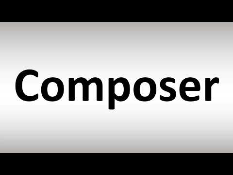 How to Pronounce Composer