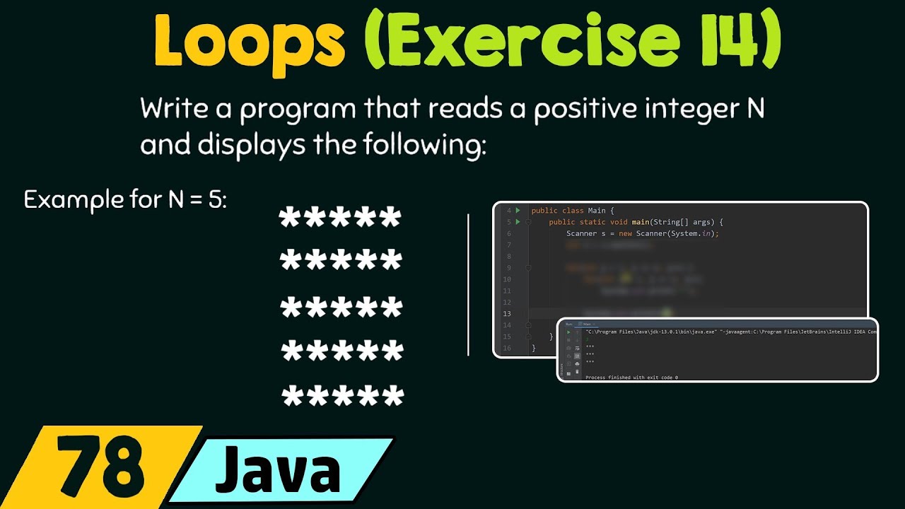 Loops in Java (Exercise 14)