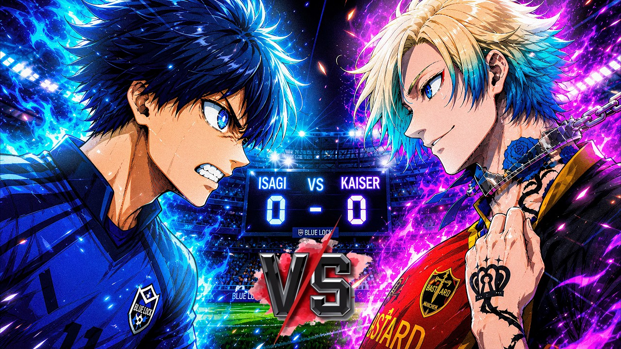 🌹Michael Kaiser Vs Yoichi Isagi⚽| Genius Vs Genius | Blue Lock Official Song | NeXoX