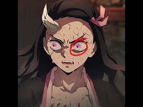 Nezuko is the only demon who has same eye as muzan #demonslayer #fypシ #shorts