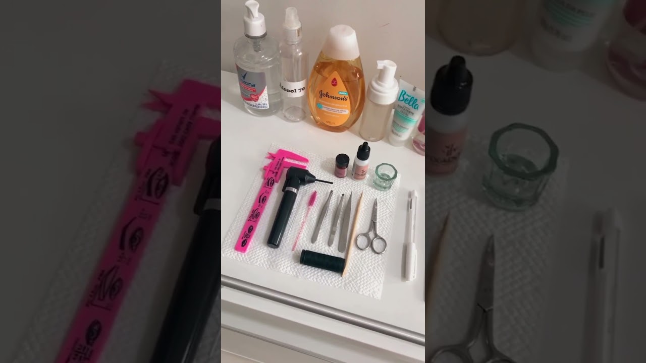 Lista de materiais para design de sobrancelhas #beauty #sobrancelhas #henna #shorts