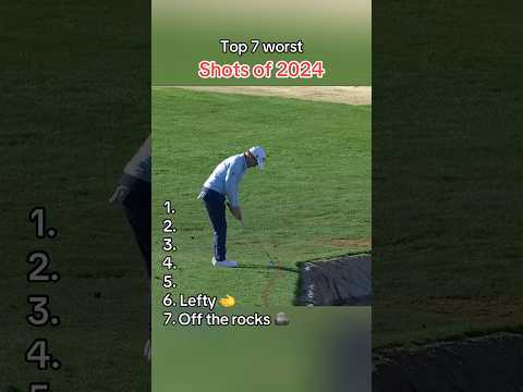 Top 7 worst golf shots of 2024 - Number 6