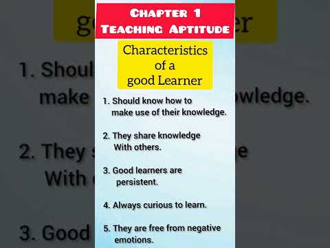 Characteristics of a good Learner #UGC NET #Shorts