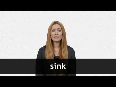 SINK definition and meaning | Collins English Dictionary
