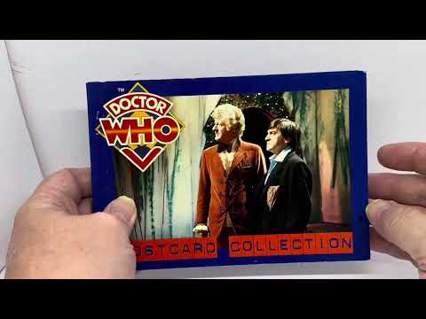 Vintage 1995 The Doctor Dr Who Postcard Collection Book Classic Series 1963 - 1989 Seven Doctors