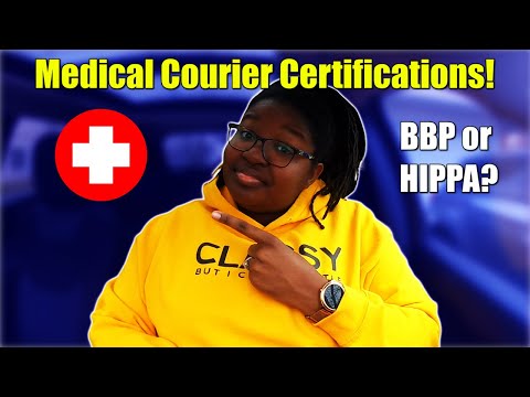 Journey Of Becoming A Medical Courier: Getting Certifications