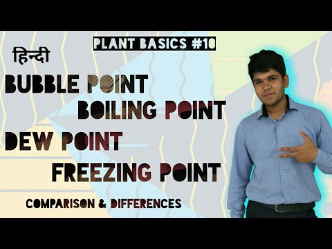 [Hindi] What is Bubble point, Boiling point, Dew point & Freezing point ? QnA#16