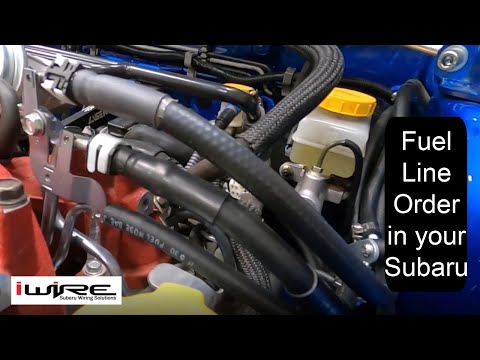 Fuel Line Order for your Subaru Engine Bay