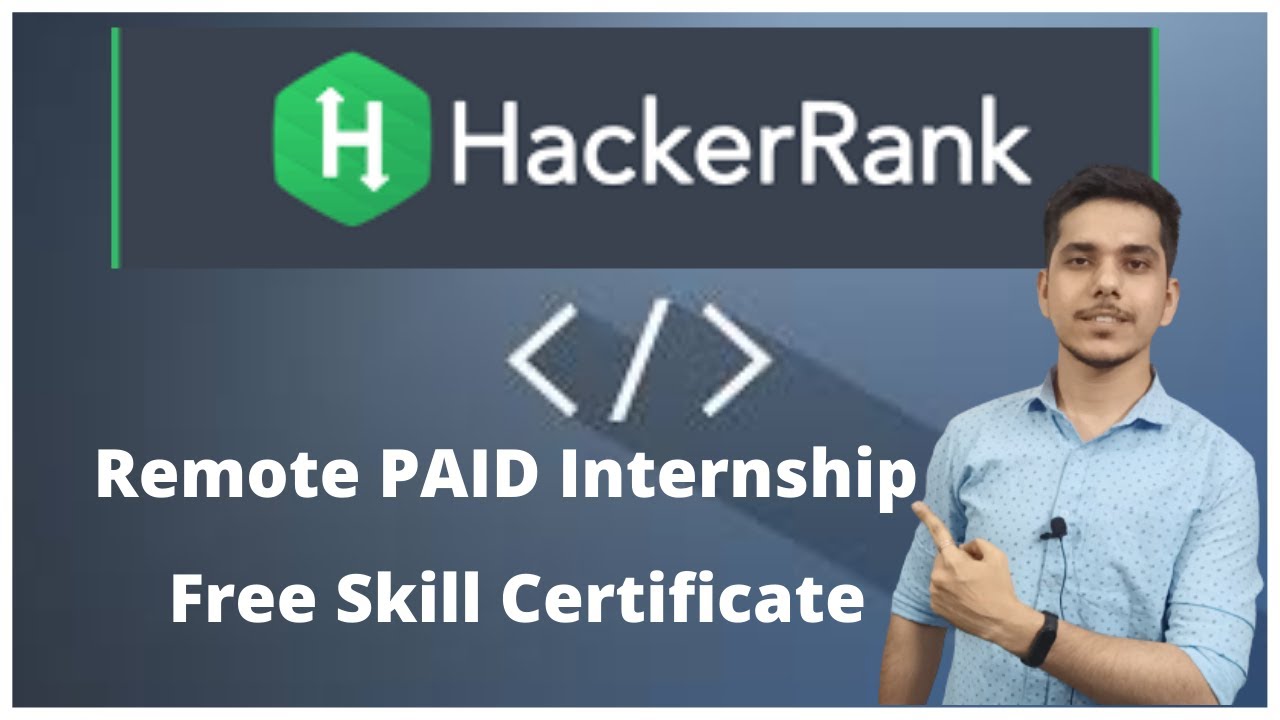 HackerRank Skill Certificate + Winter Internship | HackerRank Python C++ Java JS Free Certificate