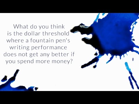 What is the Dollar Threshold For Pens and Writing Performance? - Q&A Slices