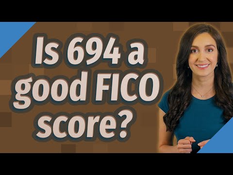 Is 694 a good FICO score?