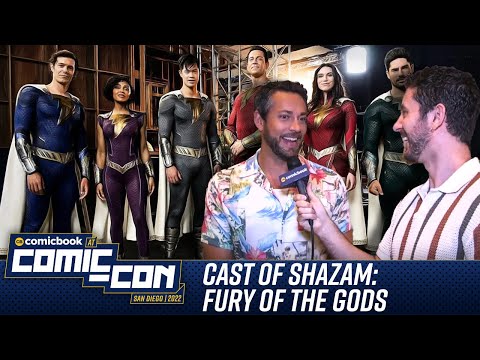 Shazam and Black Adam?! Cast of 'Shazam! Fury of the Gods' discuss - 2022 San Diego Comic-Con