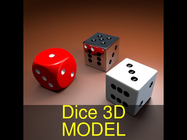 Dice Collection 3D Model - FlatPyramid