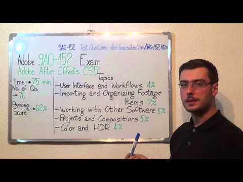 9A0-152 – Adobe Exam After Effects CS5 Test ACE Questions