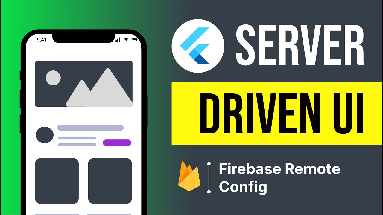 Server Driven UI | Firebase Remote Config | Dynamic UI in flutter apps using Firebase