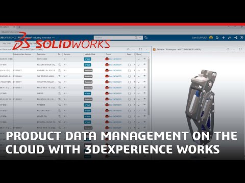 Product Data Management on the Cloud with 3DEXPERIENCE Works