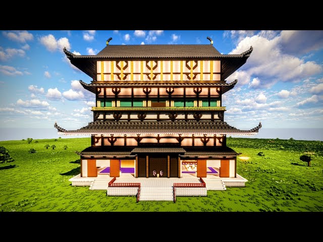 Yakushi-ji Buddhist Temple | Minecraft Speed build Minecraft Map