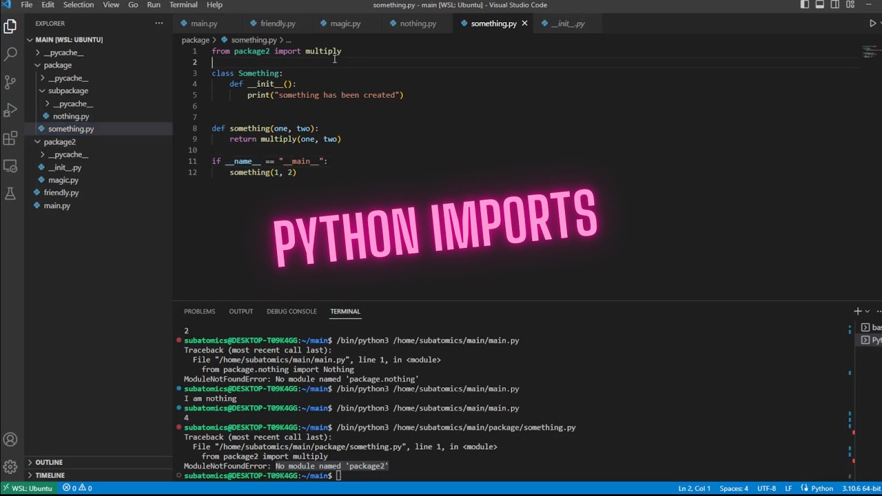 Python for Beginners Tutorial: Importing Modules, Classes, Functions, and Global Variables
