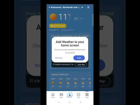How to check weather in Bing app? #shorts