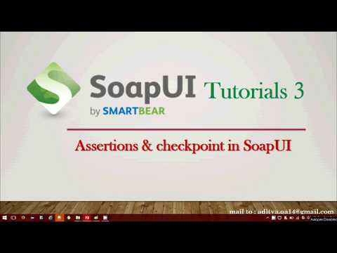 First Test Case in SoapUI and Assertions and checkpoints usage
