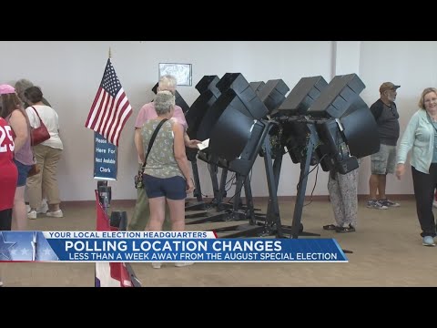 Voter reacts to change in polling place for Aug. 1 election