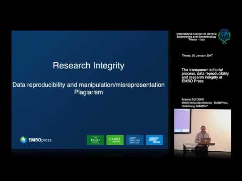 R. Buccione - The transparent editorial process, data reproducibility and research integrity...