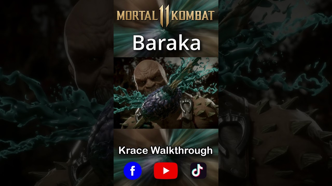 Baraka Both Fatalities -Mortal Kombat 11 #masterpiece #mortalkombat