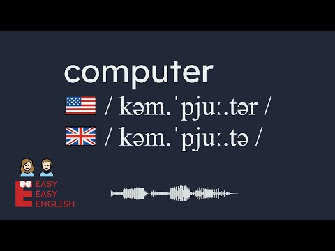 How to pronounce computer? US English UK English IPA Audio Waveform 👩👨 How to say computer?