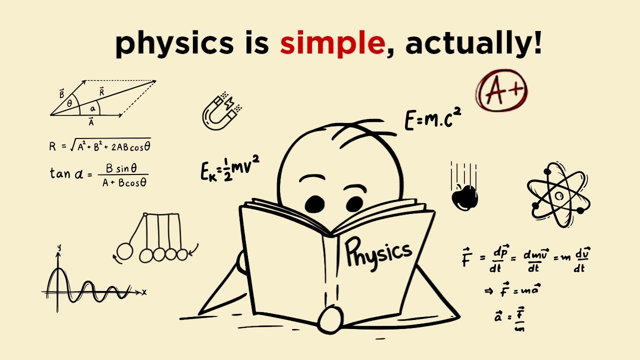 How to study PHYSICS so FAST that it feels ILLEGAL (No Boring Stuff)