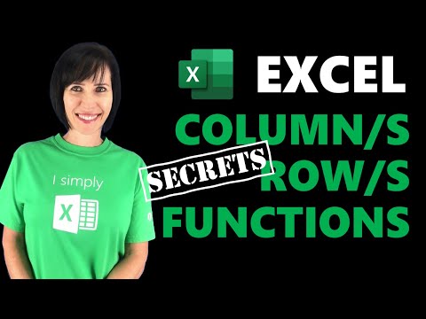 What are these ROW/COLUMN functions doing in my Excel formulas?