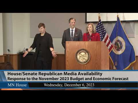 House/Senate Republican Media Availability 12/6/23